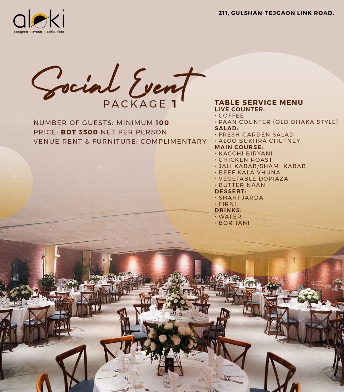 Aloki | Venue Flag | Your Guide to Venues in Bangladesh