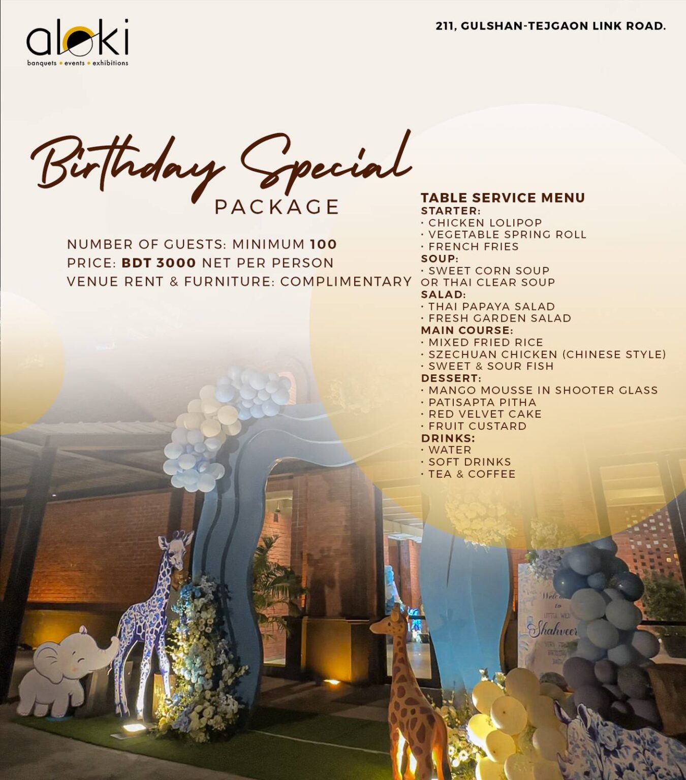 Aloki | Venue Flag | Your Guide to Venues in Bangladesh