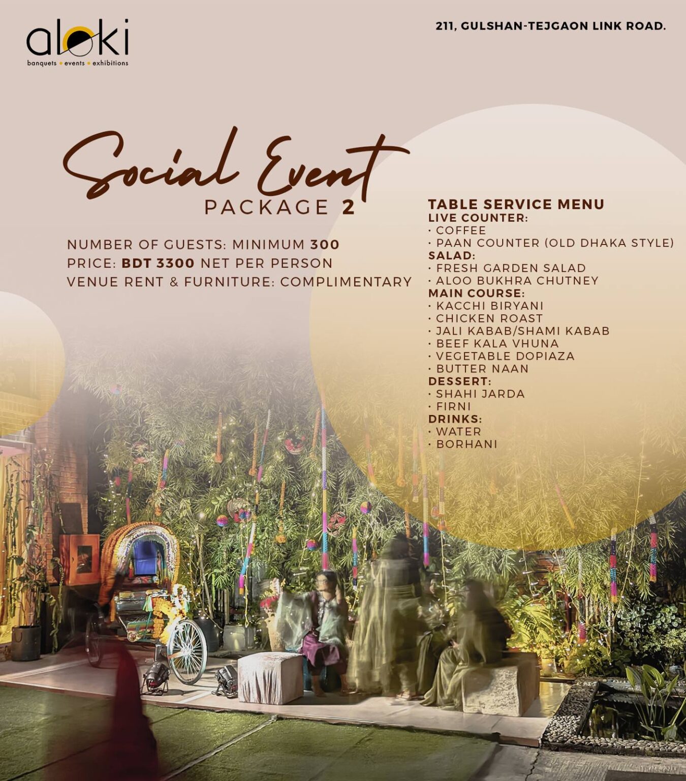 Aloki | Venue Flag | Your Guide to Venues in Bangladesh