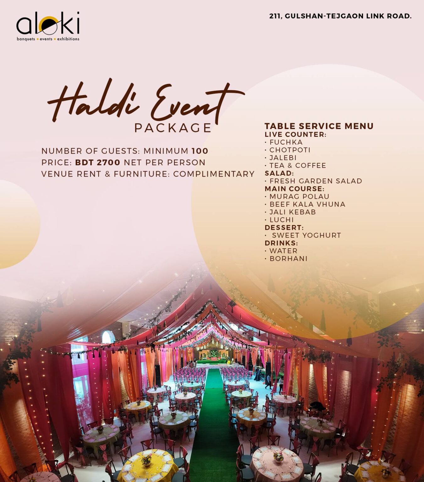 Aloki | Venue Flag | Your Guide to Venues in Bangladesh